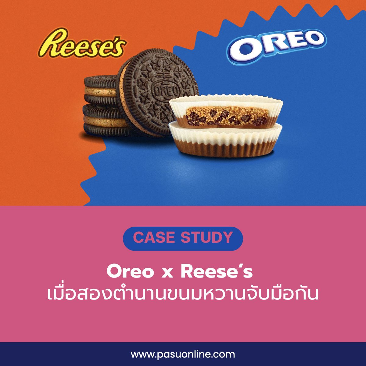 Oreo x Reese’s เมื่อสองตำนานขนมหวานจับมือกัน – Slow Strategy